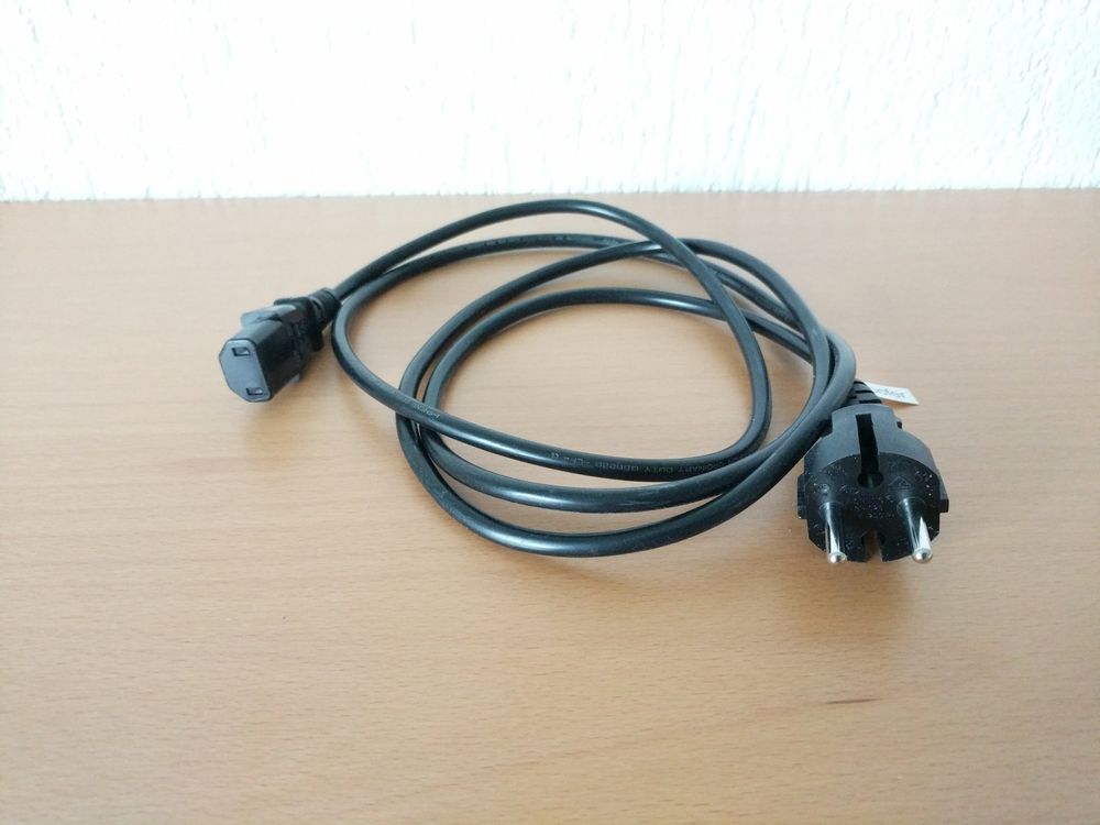 Stromkabel / Netzkabel 10A / 250V - europäischer Stecker | Kaufen auf ...