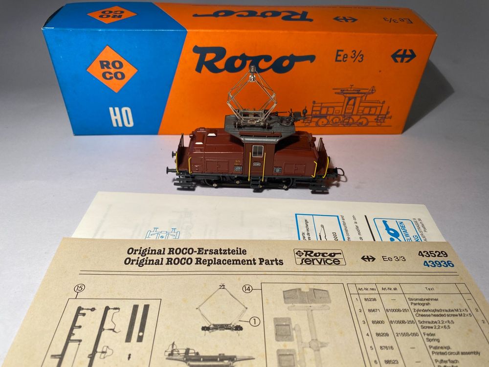 Roco E-Lok Ee 3/3 SBB 43529, DC Analog | Kaufen auf Ricardo