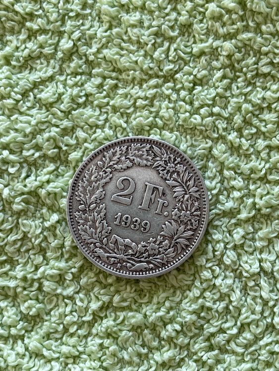 2.- Franken Schweizer Münze 1939 | Kaufen auf Ricardo