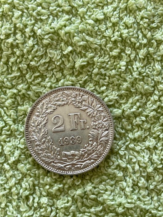 2.- Franken Schweizer Münze 1939 | Kaufen auf Ricardo