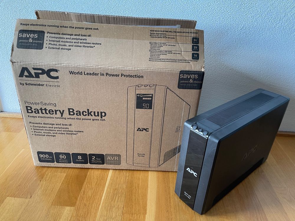 APC USV Back-UPS Pro 900 VA 540 W Line-Interactive | Kaufen auf Ricardo