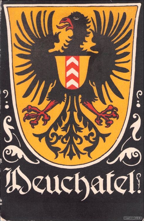 Neuchâtel // Wappen Kantonswappen Armoiries du canton | Kaufen auf Ricardo