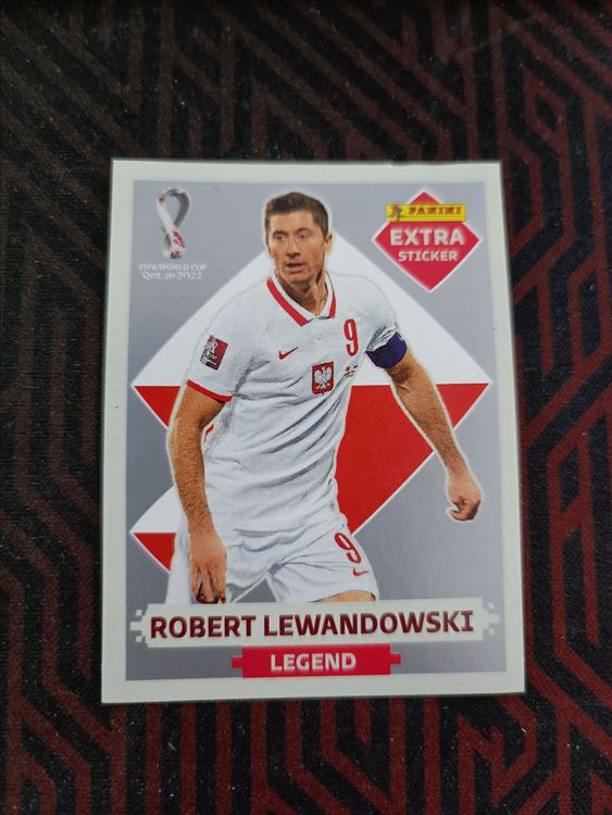 Panini extra stickers Lewandowski argent | Kaufen auf Ricardo