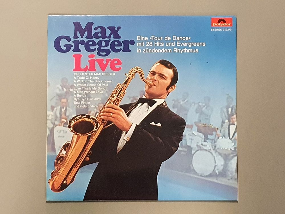 Max Greger - Live (LP 1968), TOP Zustand! | Kaufen auf Ricardo