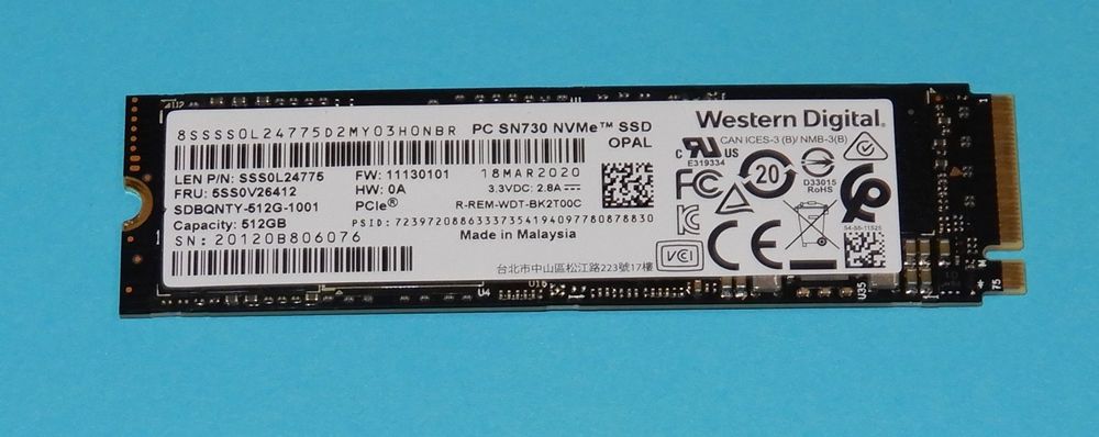 Western Digital PC SN730 NVMe SSD 512 GB | Kaufen auf Ricardo