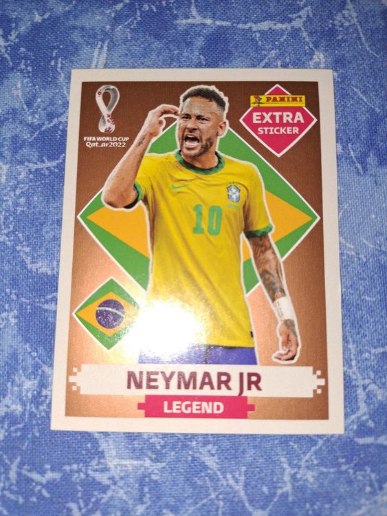 Panini WM 2022 Extra Sticker Bronze Edition Neymar JR | Kaufen auf Ricardo