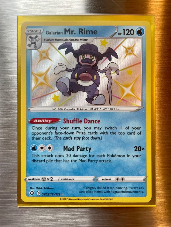 Galarian Mr. Rime Shiny SHF SV21 GEM MINT | Kaufen auf Ricardo