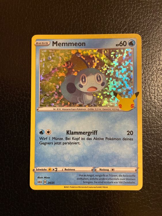 Memmeon holo 24/25 25th anniversary DE Ab 1 | Kaufen auf Ricardo