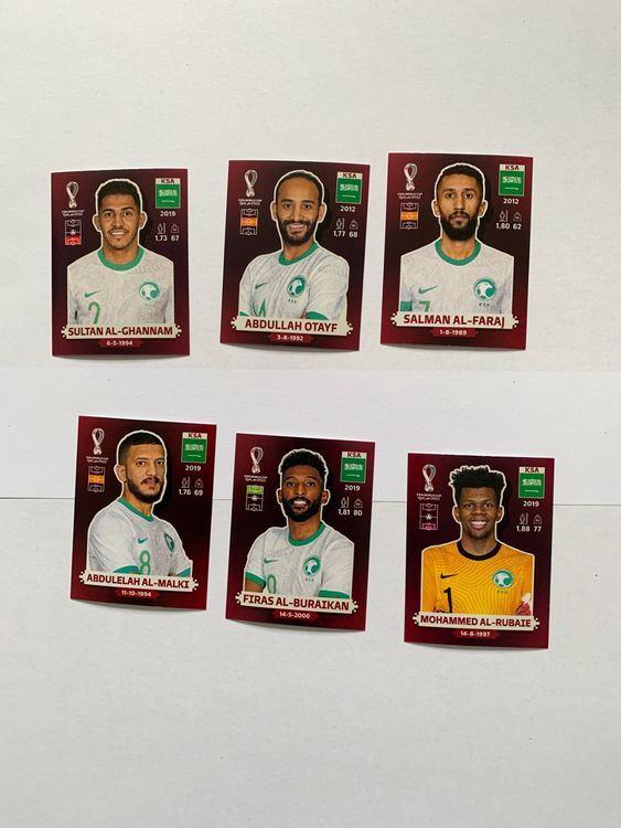 Panini WM 2022 Sticker KSA | Kaufen auf Ricardo