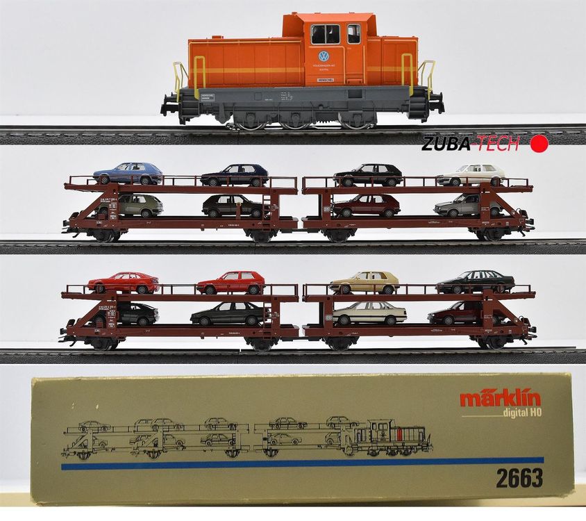 Märklin 2663 Autotransport-Zug VW DB OVP | Kaufen auf Ricardo