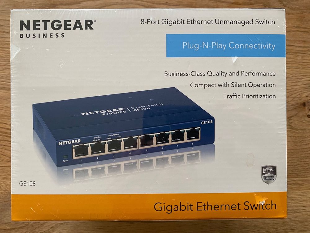 Ethernet Switch NETGEAR 8 Ports | Kaufen auf Ricardo