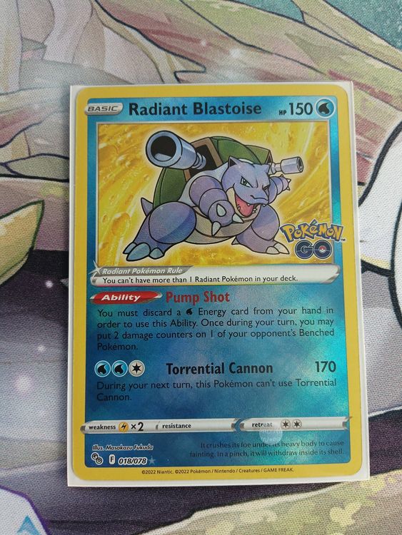 Radiant Blastoise - Turtok Pokemon GO | Kaufen auf Ricardo