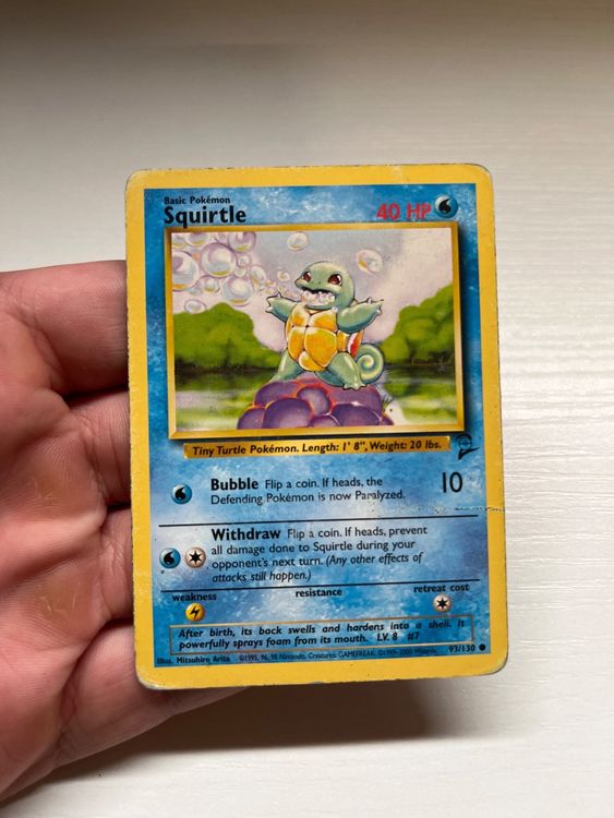 SQUIRTLE / SCHIGGY POKEMON 2000 BASE SET 2 93/130 - ab 1 Fr. | Kaufen ...