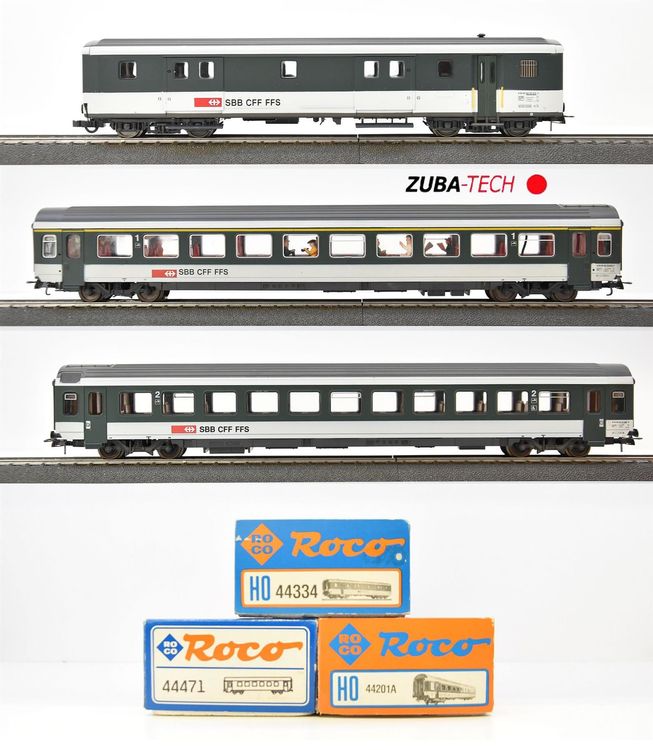 Roco 3x EW IV Personenwagen SBB H0 GS | Acheter sur Ricardo
