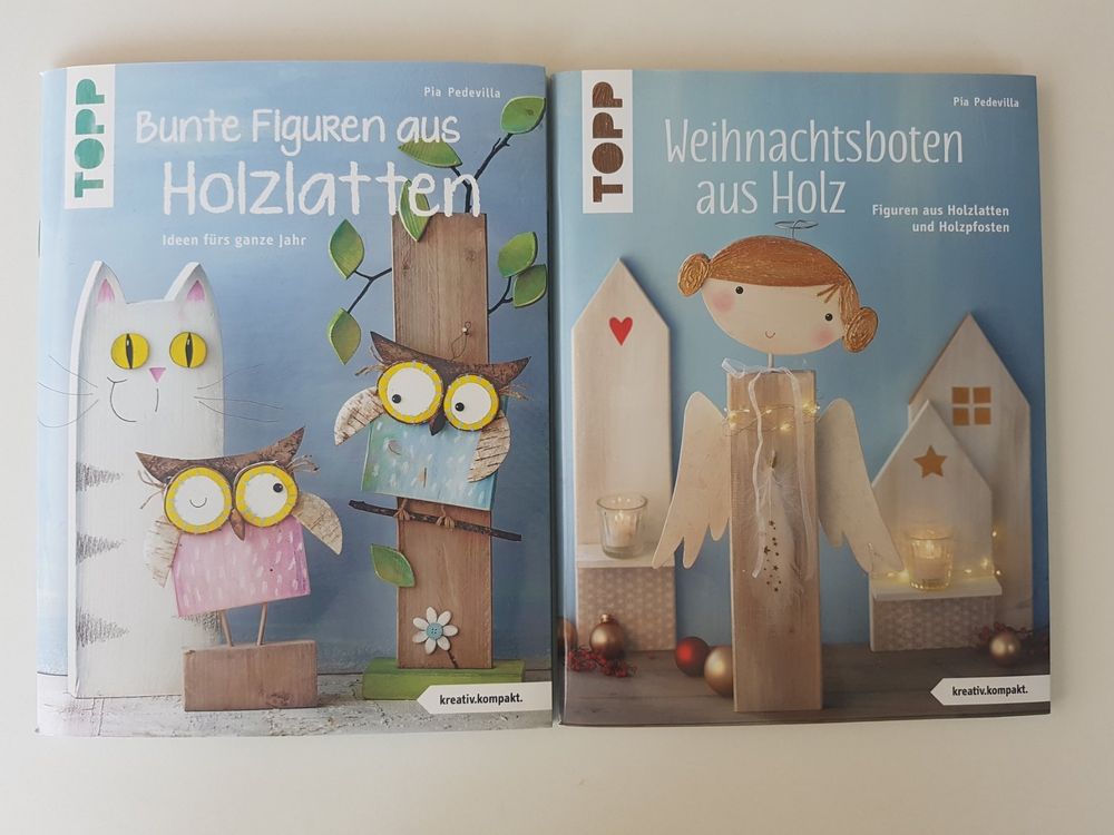 Bunte Figuren aus Holzlatten, etc. Pia Pedevilla | Kaufen auf Ricardo