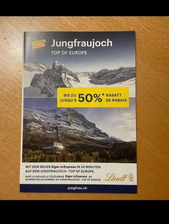 Jungfraujoch gutschein | Kaufen auf Ricardo