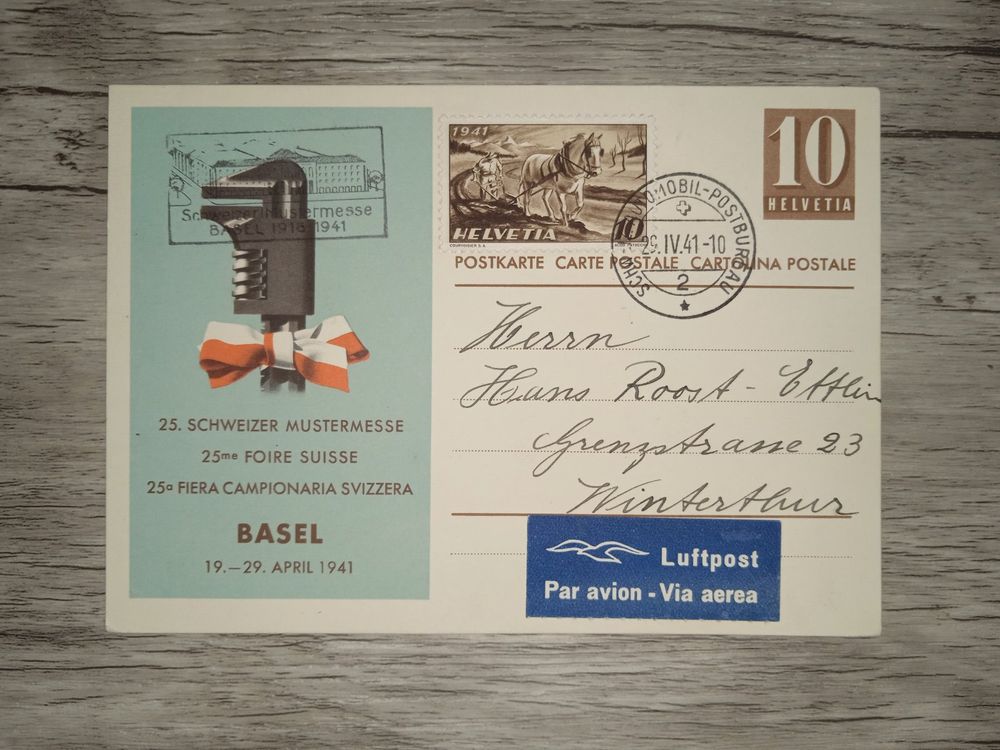 TR16 Carte Postale + Timbre Suisse 1941 | Kaufen auf Ricardo
