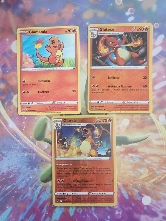 Charizard Glurak Glumanda Glutexo ab 1.- | Kaufen auf Ricardo