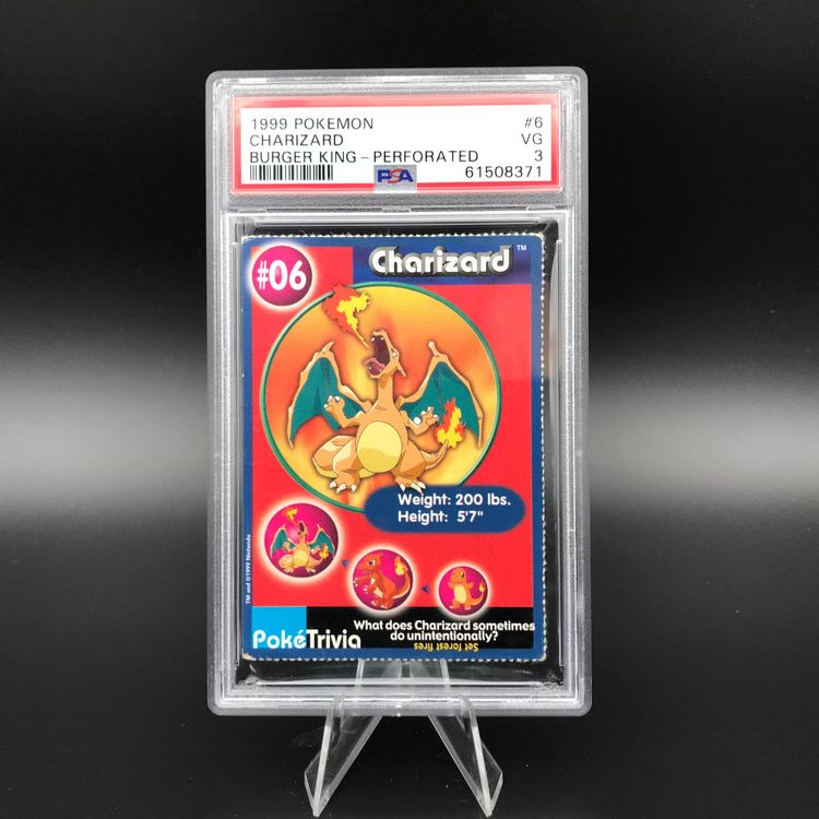 Charizard Burger King Perforated PSA 3 | Kaufen auf Ricardo