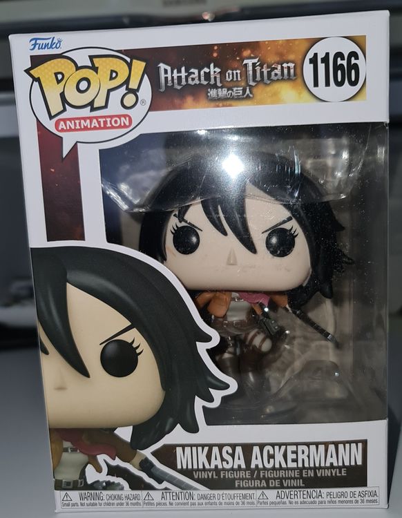 Funko Pop ! Attack on Titan Mikasa Ackermann 1166 | Kaufen auf Ricardo