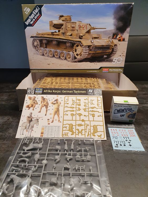 Academy 1:35 Panzer III Ausf. J DAK | Kaufen auf Ricardo