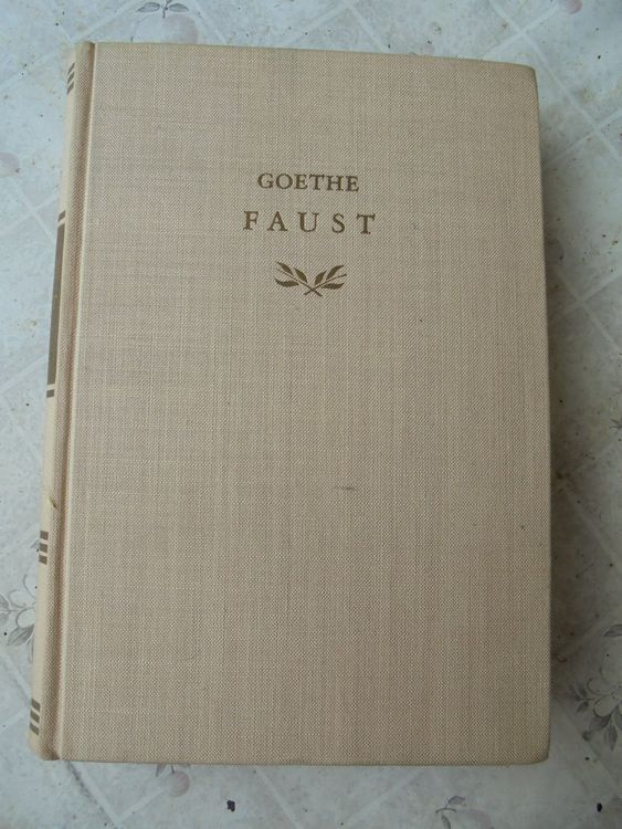 Altes Buch Goethe Faust | Kaufen auf Ricardo