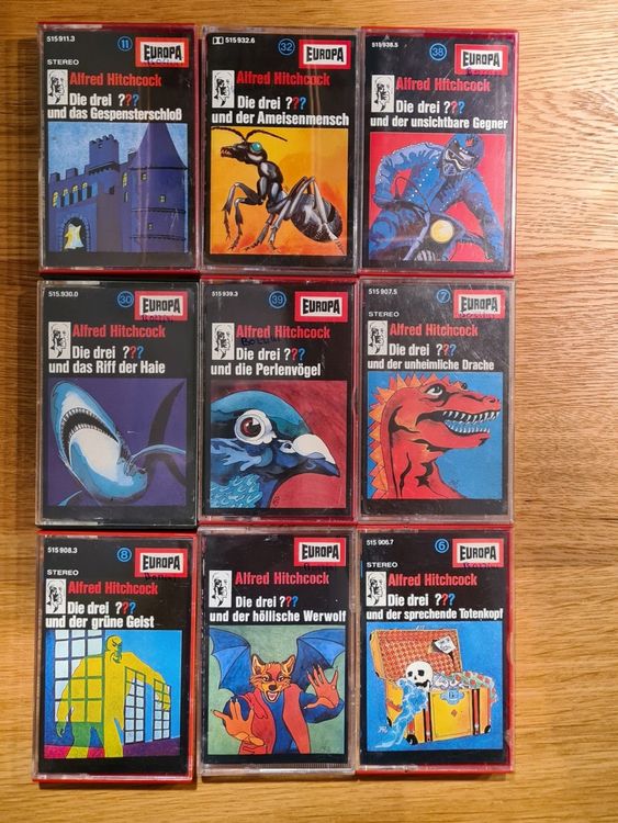 9 Alte Hörspiel Kassetten Die drei ??? Fragezeichen | Kaufen auf Ricardo