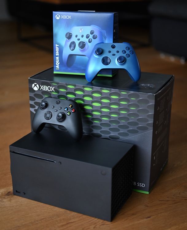 Microsoft Xbox Series X + Wireless Controller Aqua Shift | Acheter sur ...