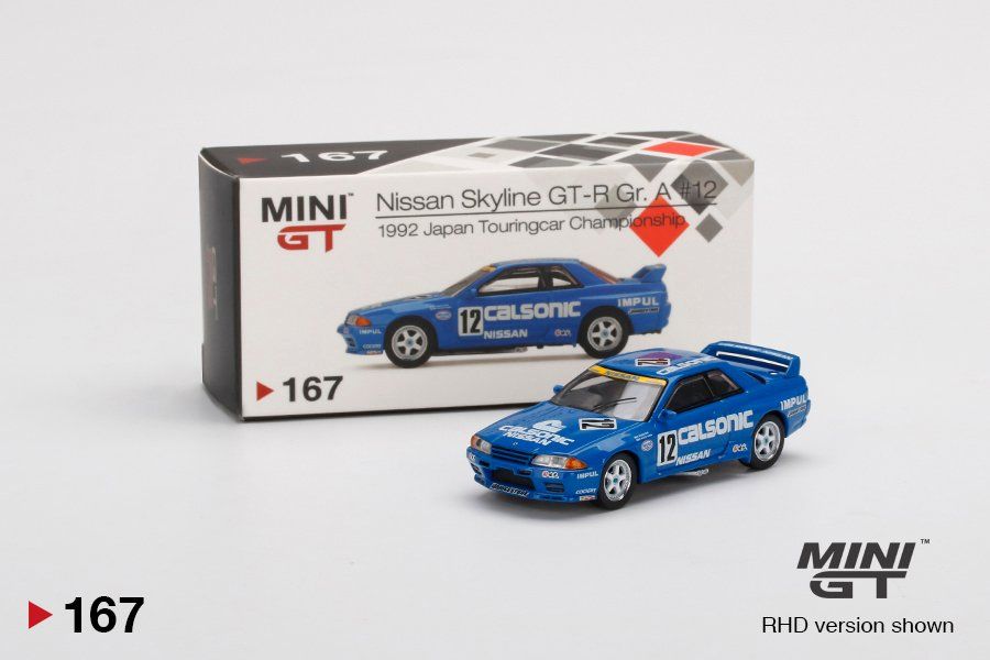 NISSAN SKYLINE GT-R R32 CALSONIC 1992 MINI GT 167 | Comprare su Ricardo