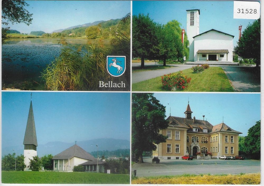 Bellach SO - Weiher, Kath. Kirche, | Kaufen auf Ricardo