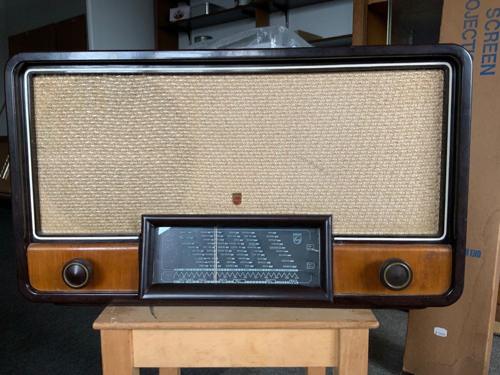 Radio antik von Philips mit Röhren | Acheter sur Ricardo