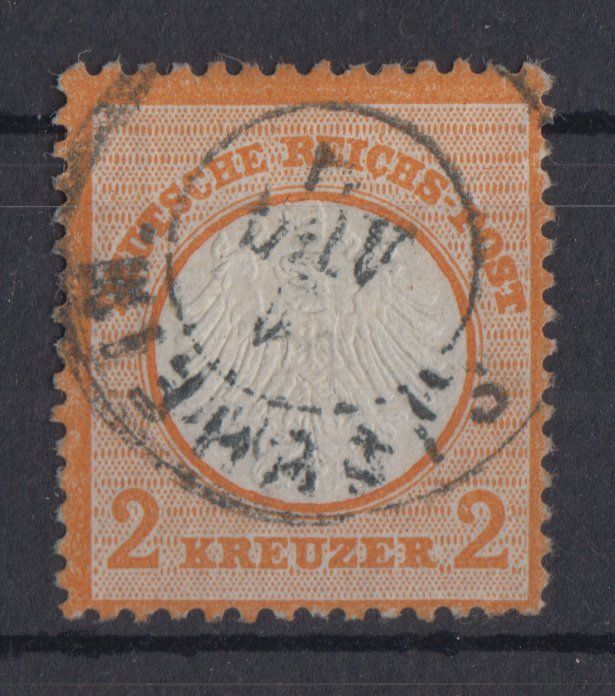 Deutsches Reich 1872/74: Brustschild Kat. 8 - Kat. 400.-- | Kaufen auf ...