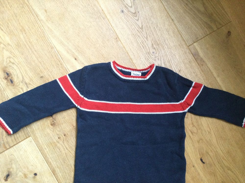 Strick-Pullover mit Streifen, Gr. 92 von Milou | Kaufen auf Ricardo