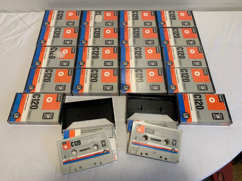 Cassette audio BASF LH SM C120 (x20) | Kaufen auf Ricardo