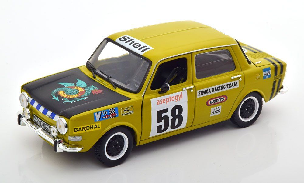 SIMCA 1000 RALLYE 2 SRT #58 1973 ACICE GREEN 1:18 NOREV | Kaufen auf ...