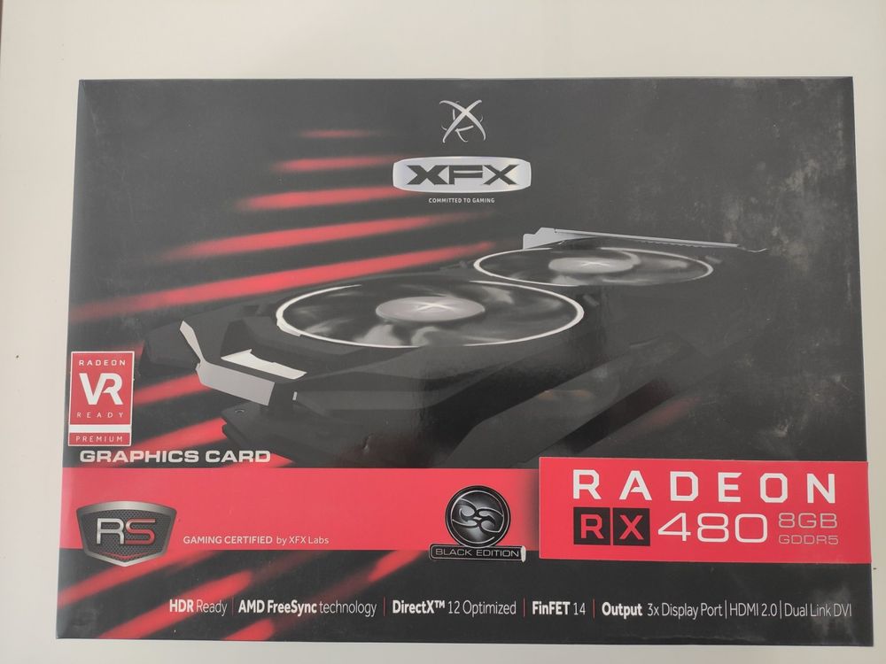 XFX RADEON RX 480 GTR BLACK 8GB | Kaufen auf Ricardo