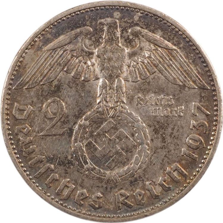 Deutschland 2 Reichsmark 1937 | Kaufen auf Ricardo