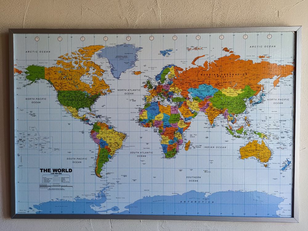 Kork Pinnwand Weltkarte | Kaufen auf Ricardo