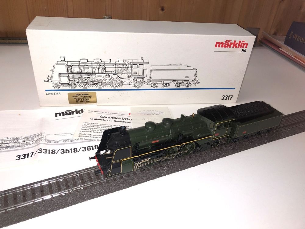 Märklin 3317, Dampflok mit Tender, BR 231 der SNCF | Acheter sur Ricardo
