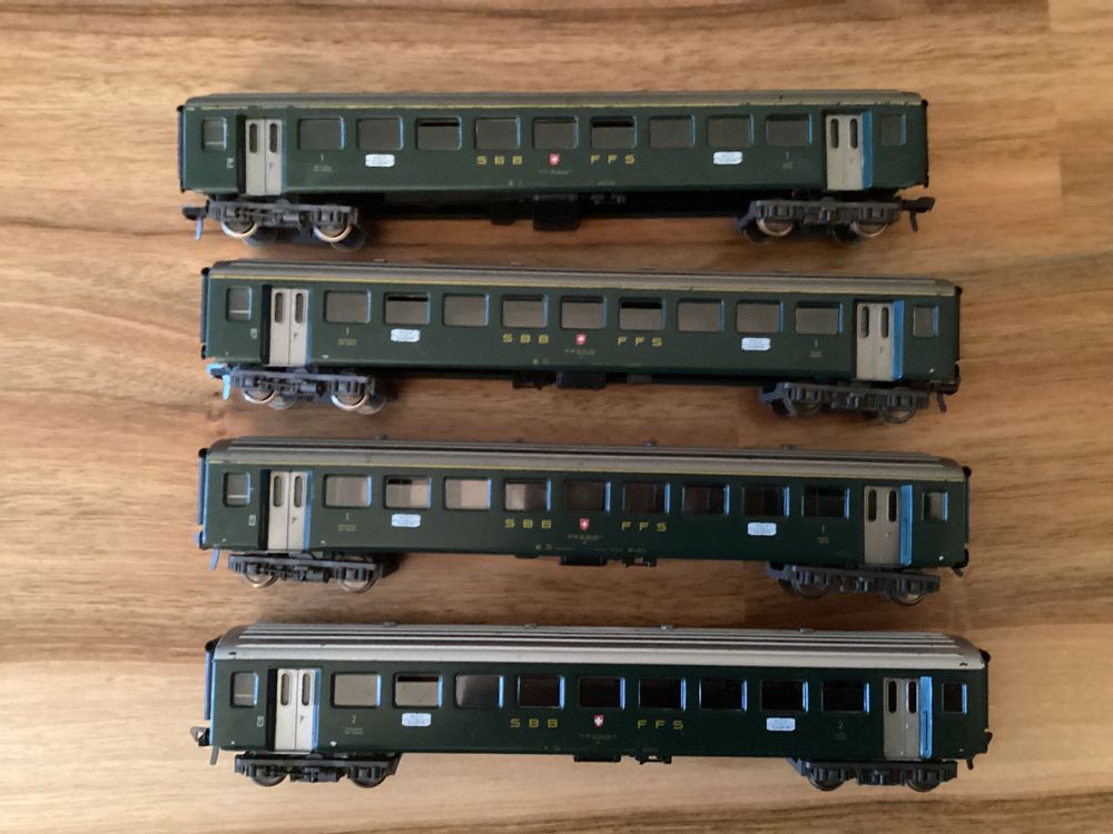 Fleischmann H0 Personenwagen 3x 5133 & 1x 5134 | Kaufen auf Ricardo