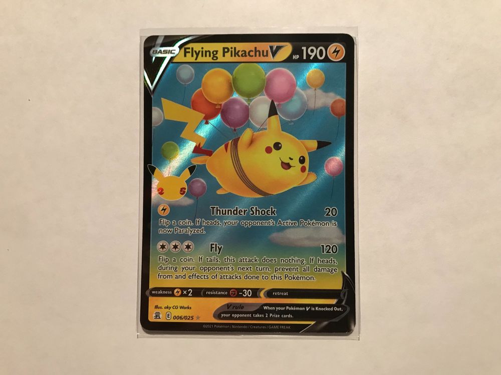 Flying Pikachu V 25th Anniversary Celebrations EN | Kaufen auf Ricardo