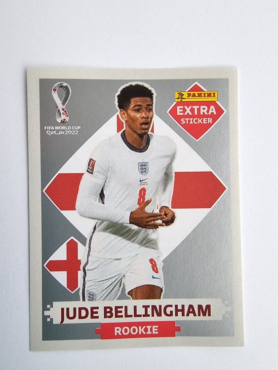 (KOPIE) Panini WK 2022 Extra Sticker Jude Bellingham Rookie | Comprare ...