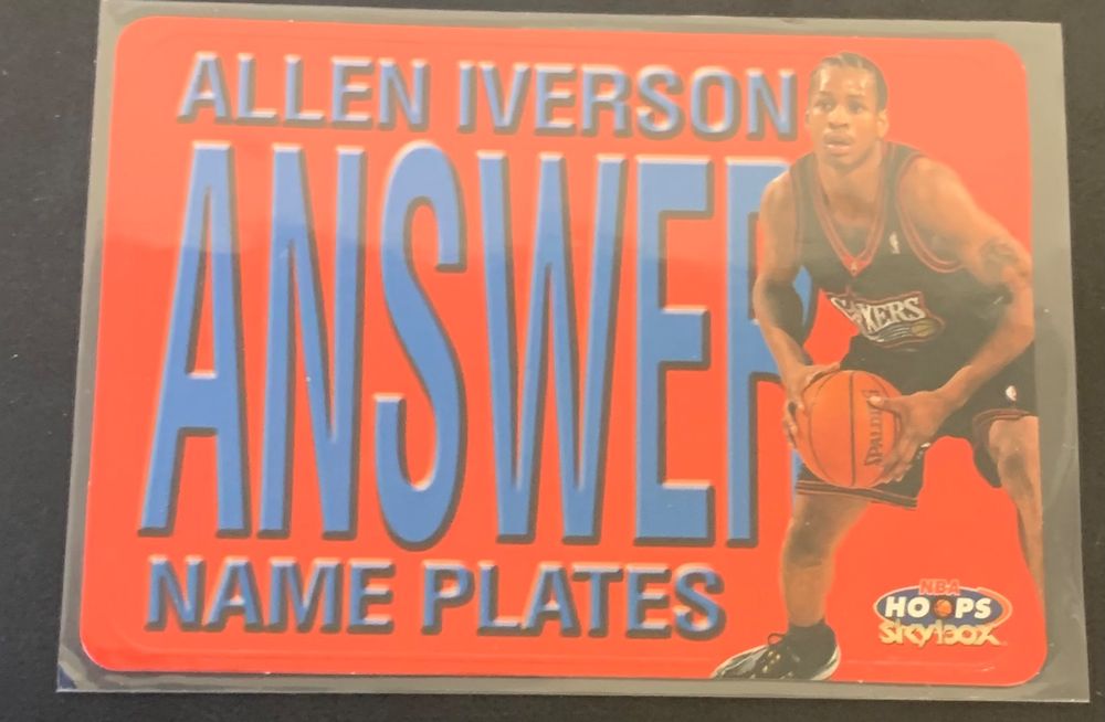NBA Allen Iverson Name Plates Card | Kaufen auf Ricardo