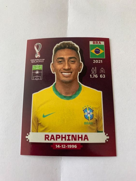 Panini WM 2022 Raphinha BRA 18 | Kaufen auf Ricardo