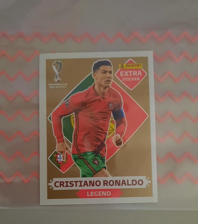 Panini FIFA World Cup EXTRA STICKER Cristiano Ronaldo GOLD | Kaufen auf ...