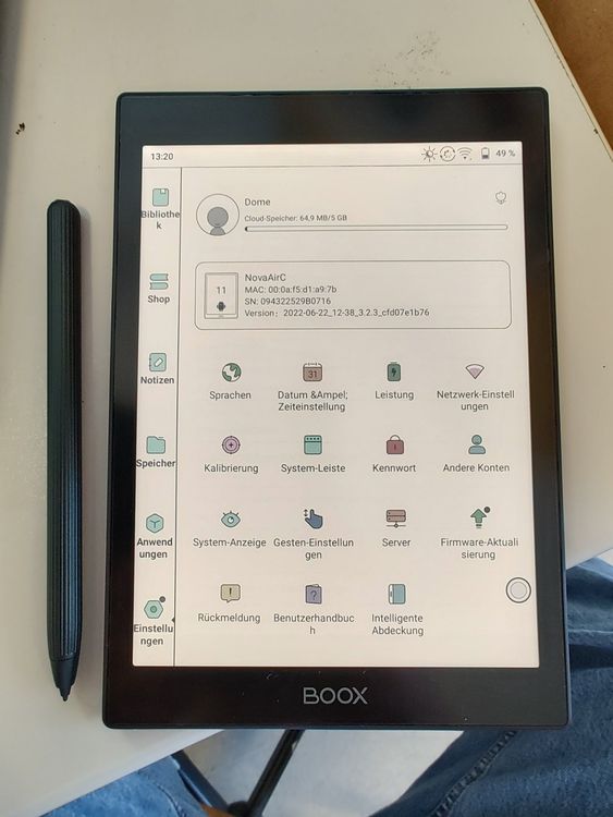 Onyx Boox Nova Air C 7.8" color Eink Reader writer | Kaufen auf Ricardo