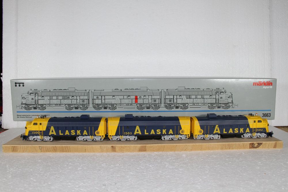 Märklin 3663 USA Alaska Diesellok EMD F7 | Kaufen auf Ricardo