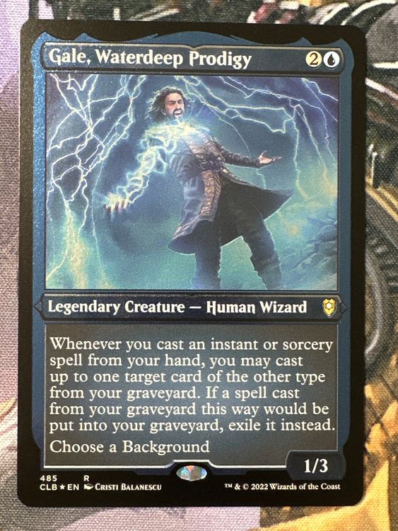 Gale, Waterdeep Prodigy ETCHED FOIL Variant Boosterfrisch | Kaufen auf ...