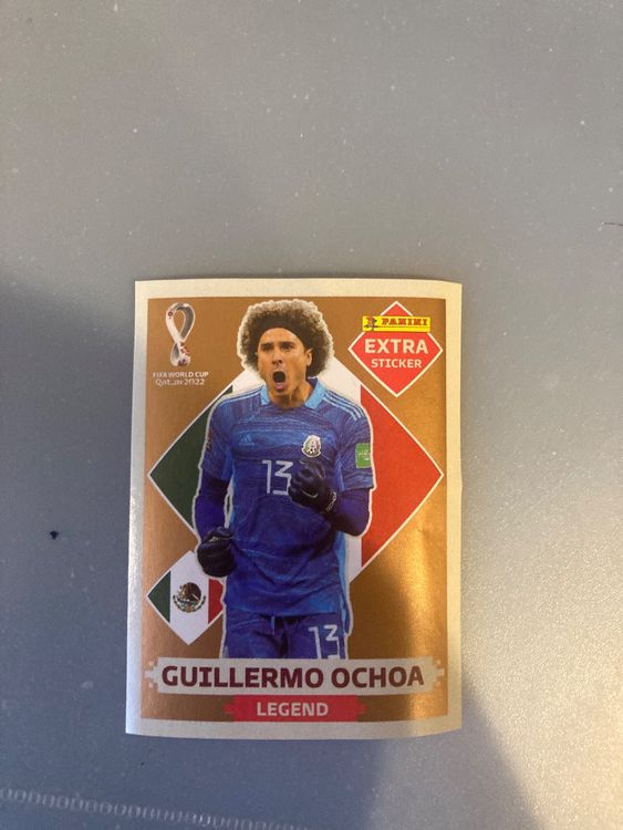 Panini Coupe du mondes 2022 Extra Sticker Guillermo Ochoa | Acheter sur ...