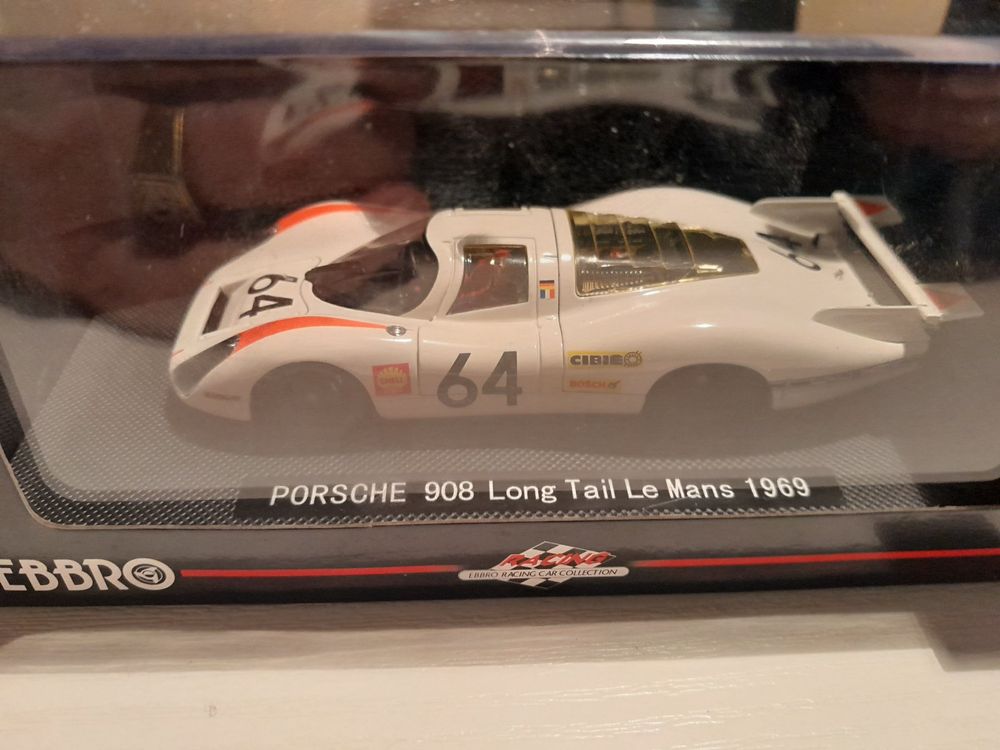 Porsche 908 Long Tail Le Mans 1969 2. Platz 1:43 EBBRO 740 | Kaufen auf ...